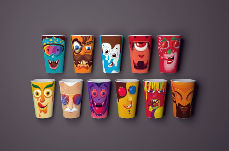 Milkshake Packaging Design in India - Milkshake & Co. Packaging